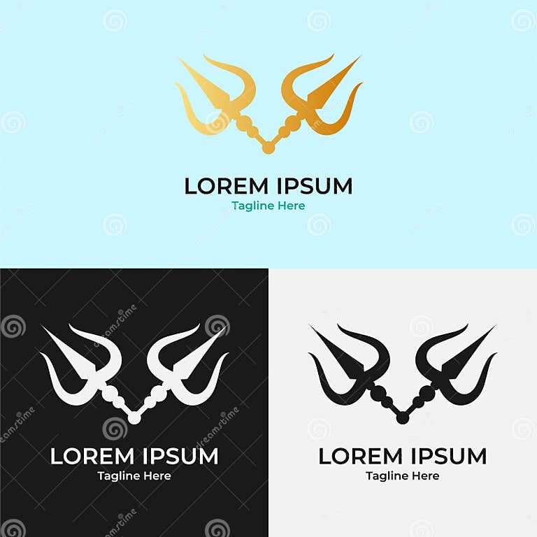 Maha Shivaratri Logo Vector Stock Vector - Illustration of blessing ...