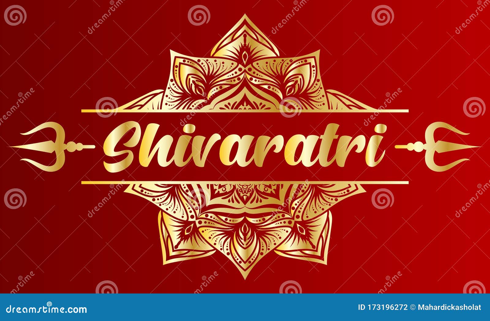 Maha Shivaratri Vector Background Illustration Template Stock Vector ...
