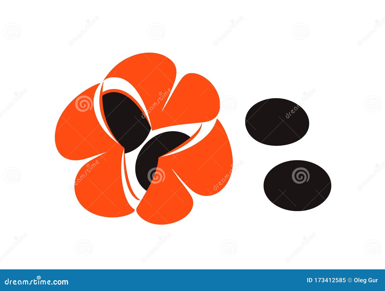 Guarana Logo. Isolated Guarana On White Background Cartoon Vector ...