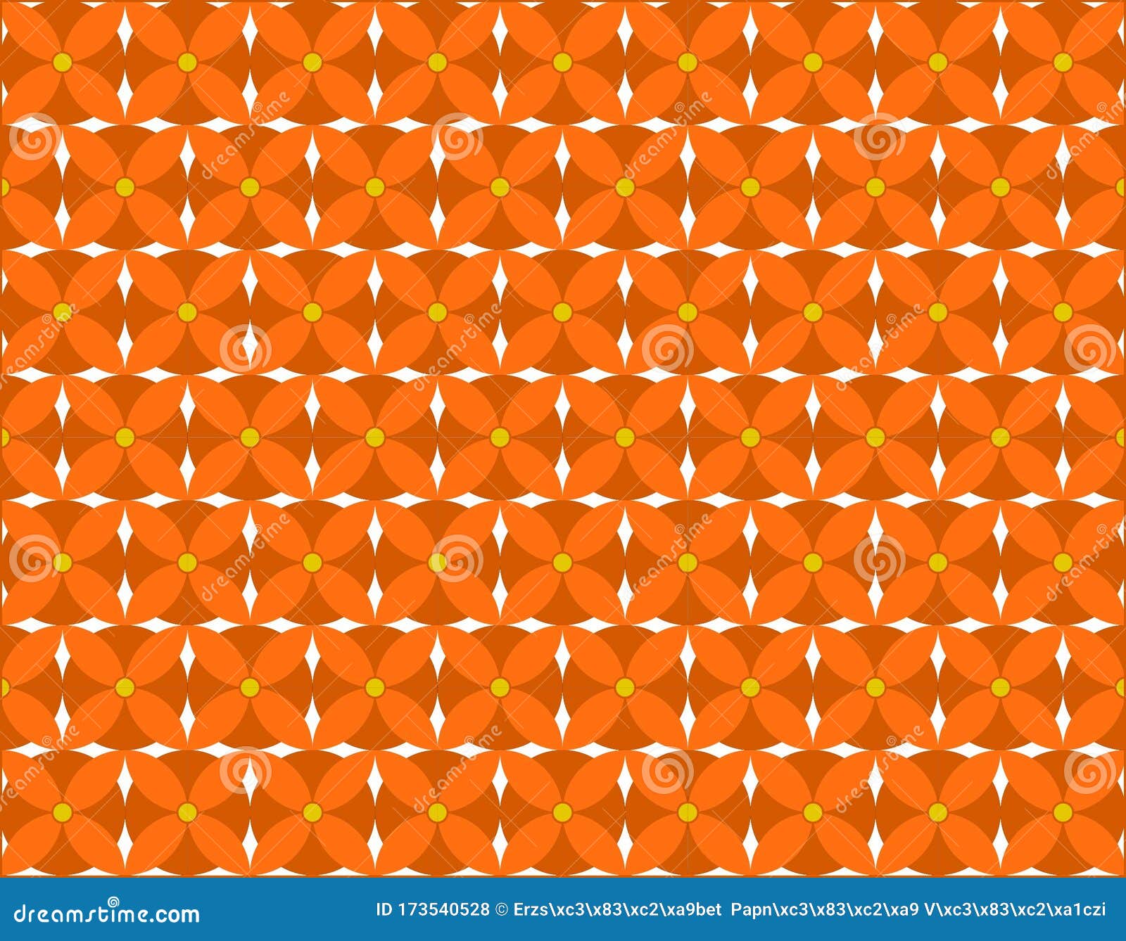 Orange Flower Texture, Color Illustration. Stock Illustration ...