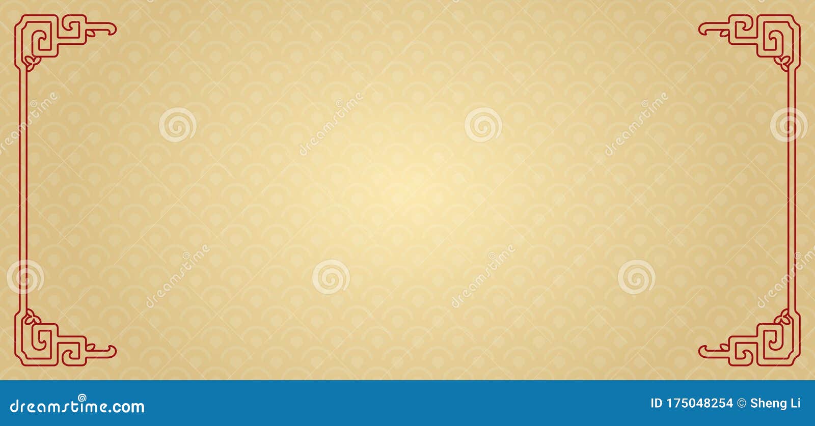 The Classic Chinese Background Template Stock Vector - Illustration of ...