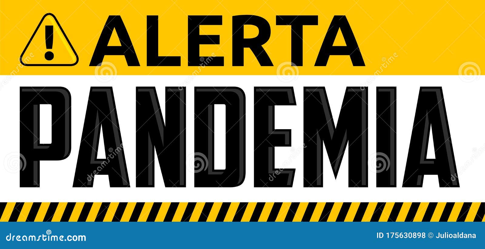 Pandemia, Pandemic Spanish Text Vector Design. Stock Vector ...