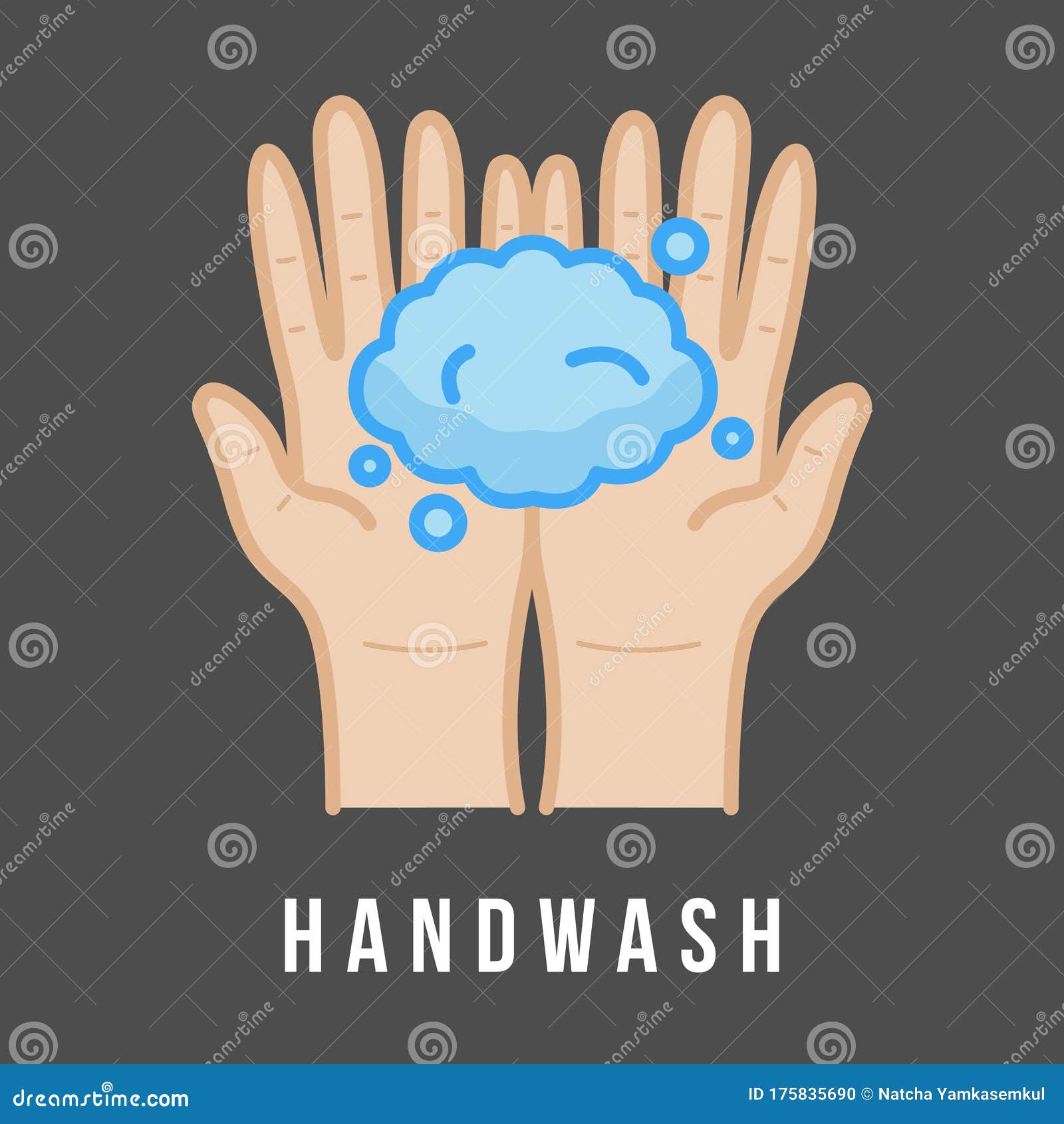 Vector Handwashing Instruction How To Wash Your Hands Properly Hands