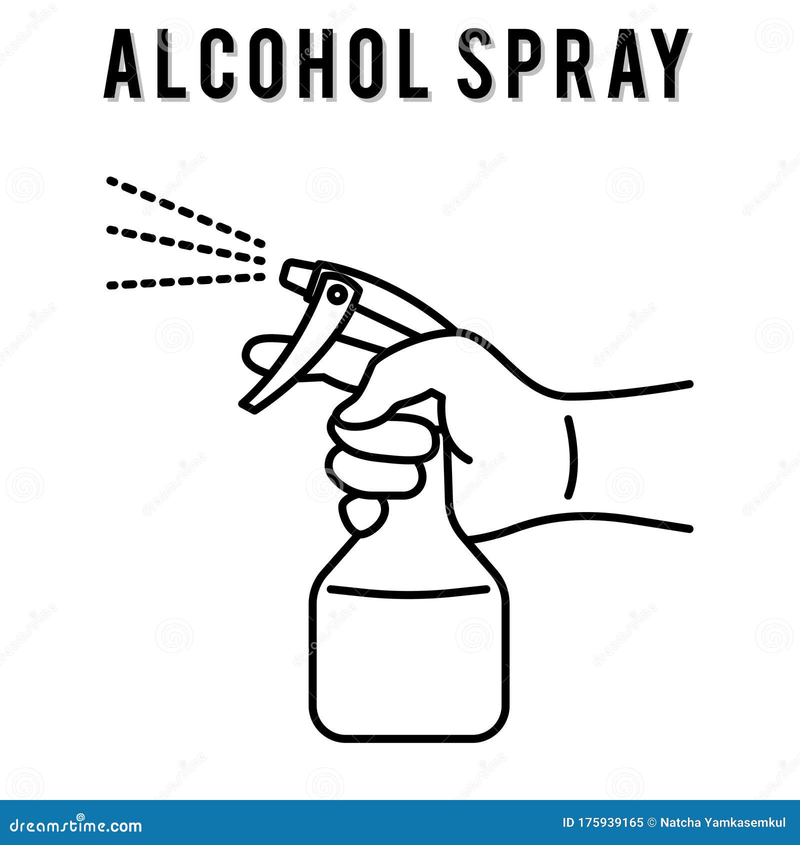 Spraying Anti-Bacterial Sanitizer Spray, Hand Sanitizer Dispenser ...