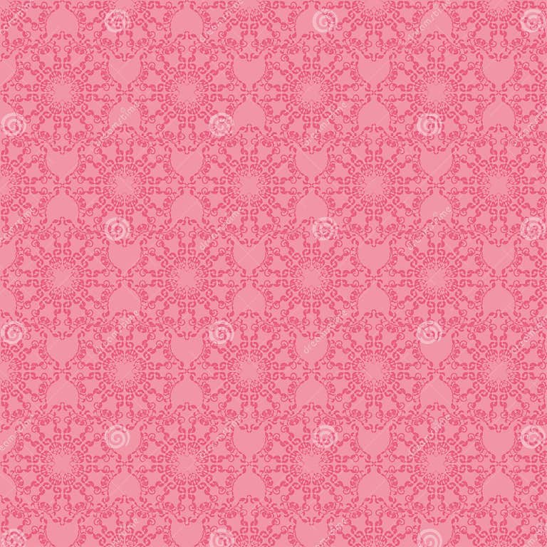 Pink Motif Seamless Pattern for Wallpaper Print Fabric Print Stock ...