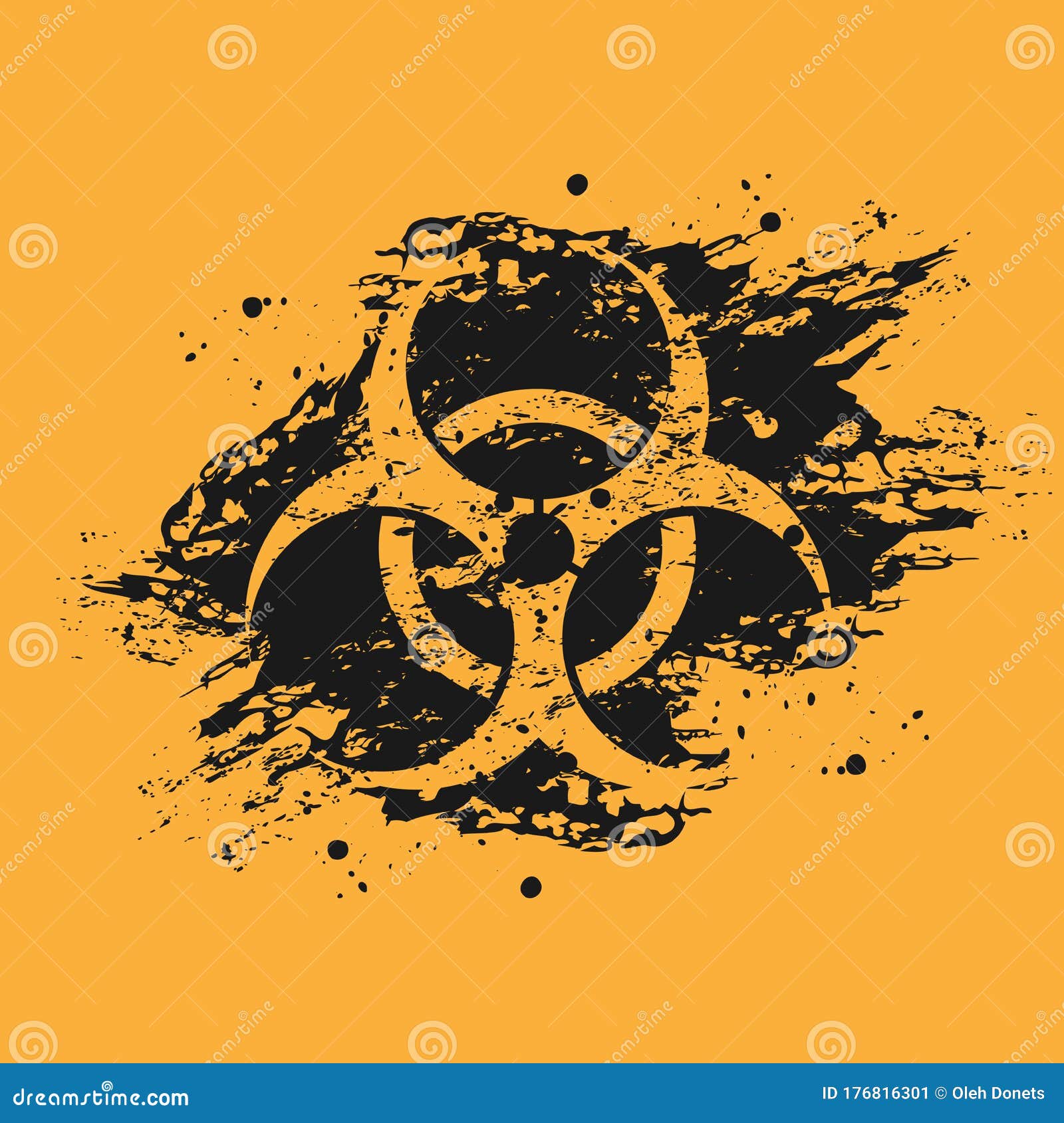 Orange Hazard Light Isolated On Transparent Background Royalty-Free ...