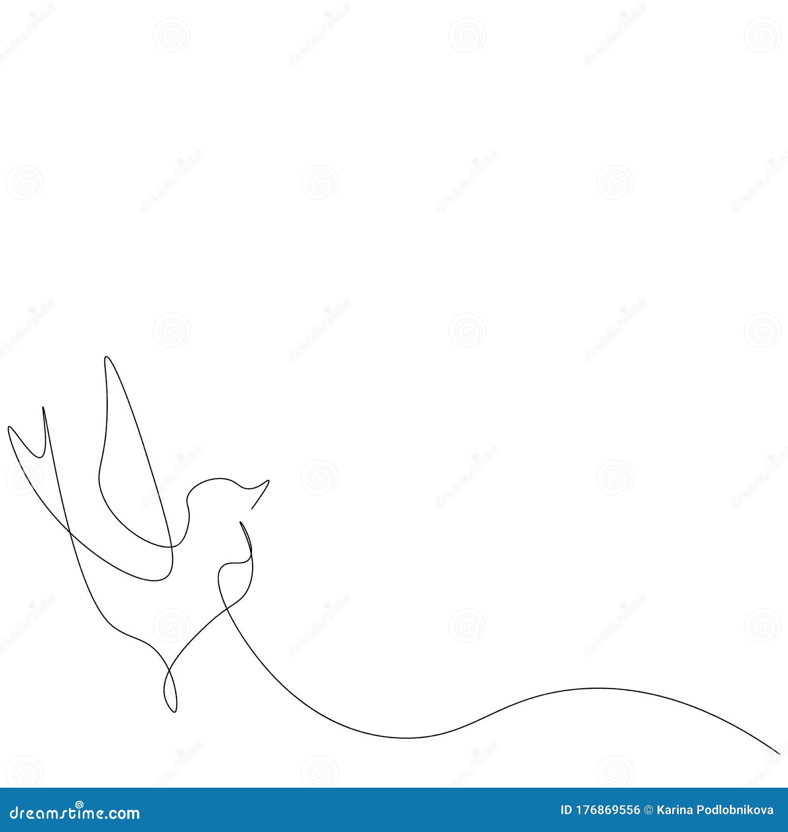 Bird Flying Line Drawing Stock Illustrations – 10,826 Bird Flying Line ...