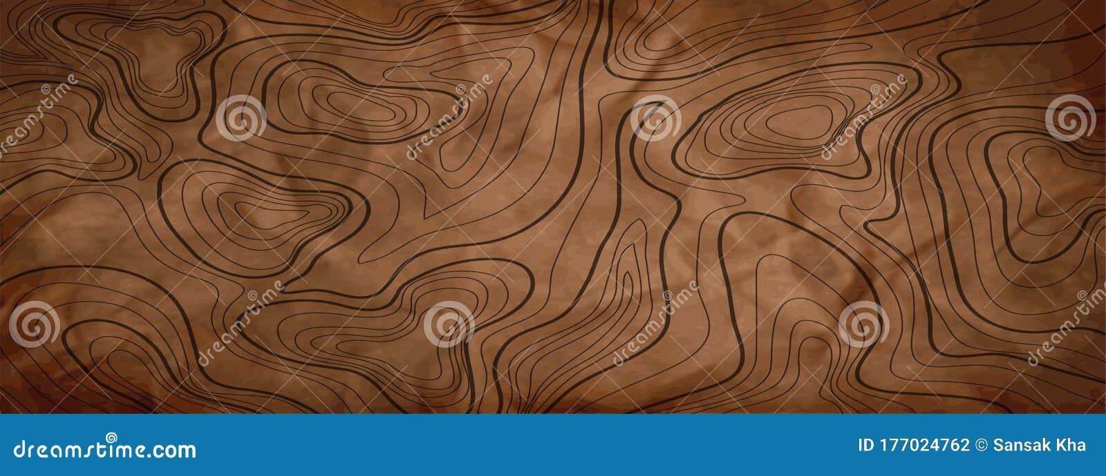 Abstract Topographic Map Background with Height Lines. Stock ...