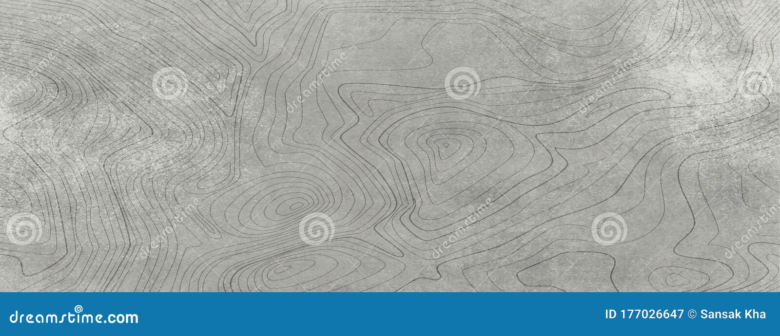 Abstract Topographic Map Background with Height Lines. Stock ...