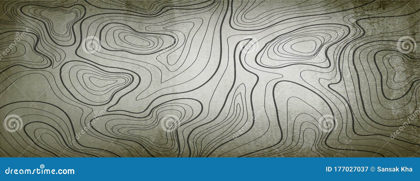 Abstract Topographic Map Background with Height Lines. Stock ...