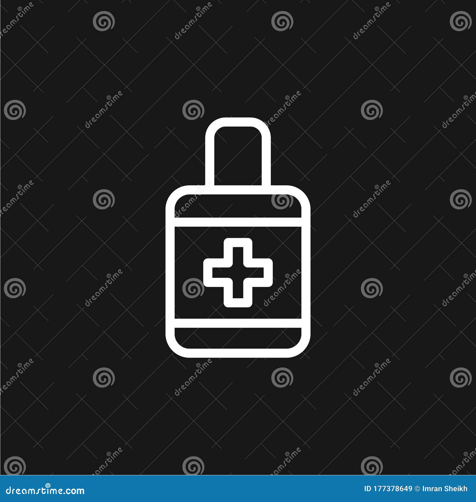 Medicine Pot for Medical and Heath Stock Illustration - Illustration of ...