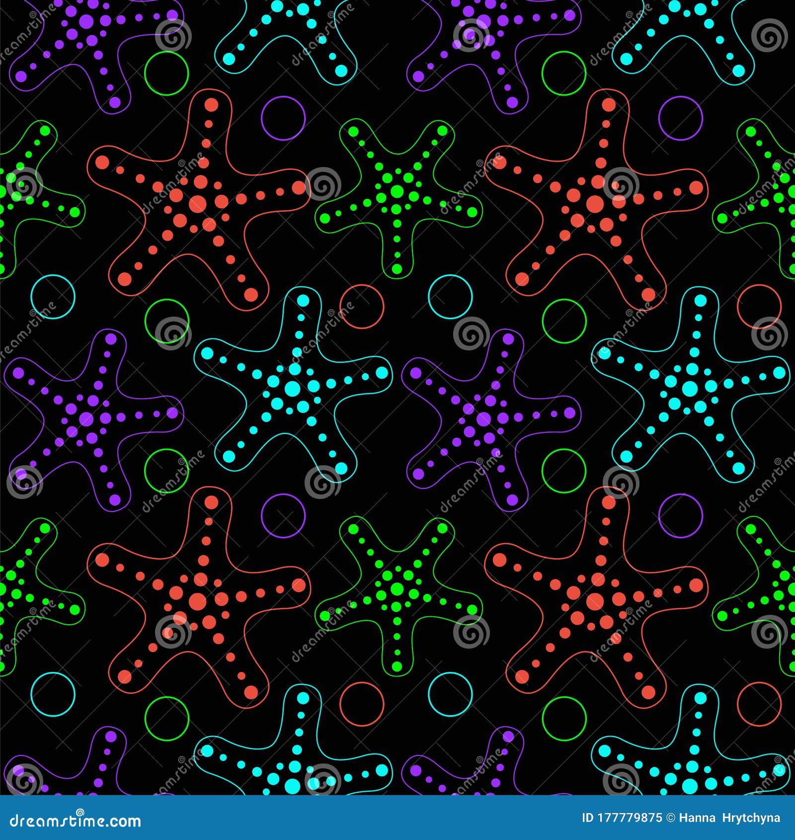 Starfish Neon Light Icon. Tropical Invertebrate Mollusk. Star Shaped ...