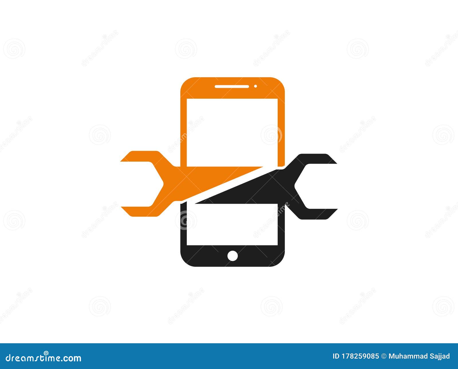 Repairing Logo Cartoon Vector | CartoonDealer.com #22708713