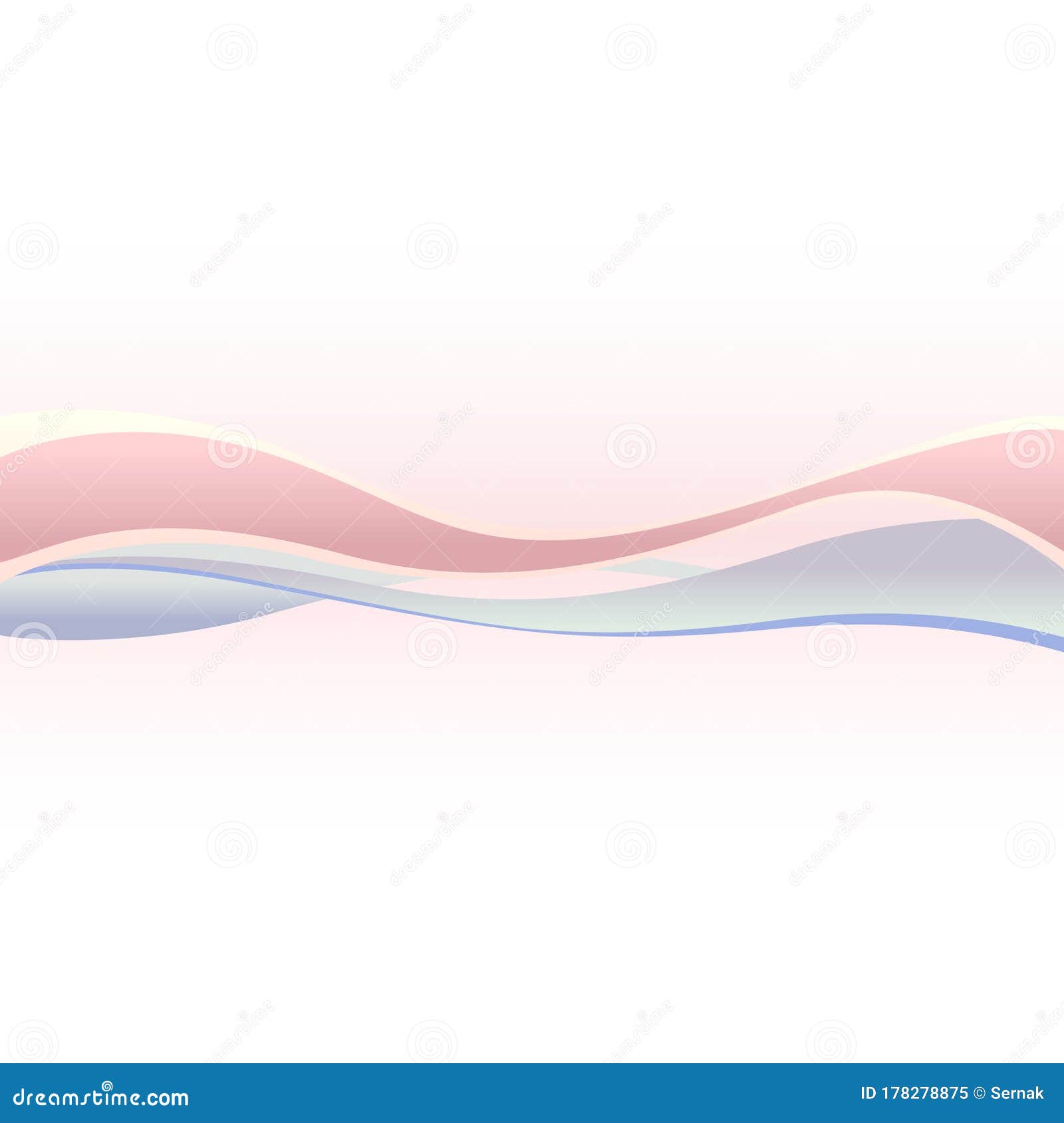 Vector Abstract Wave Background with Soft Colored. Stock Vector ...