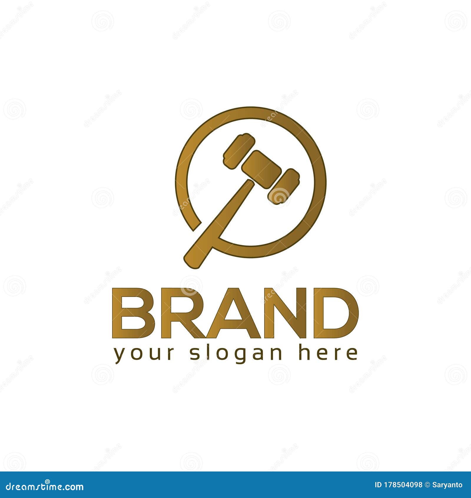 Court Judge Hammer Logo this Logo Would Be Perfect for Lawyer, Attorney ...