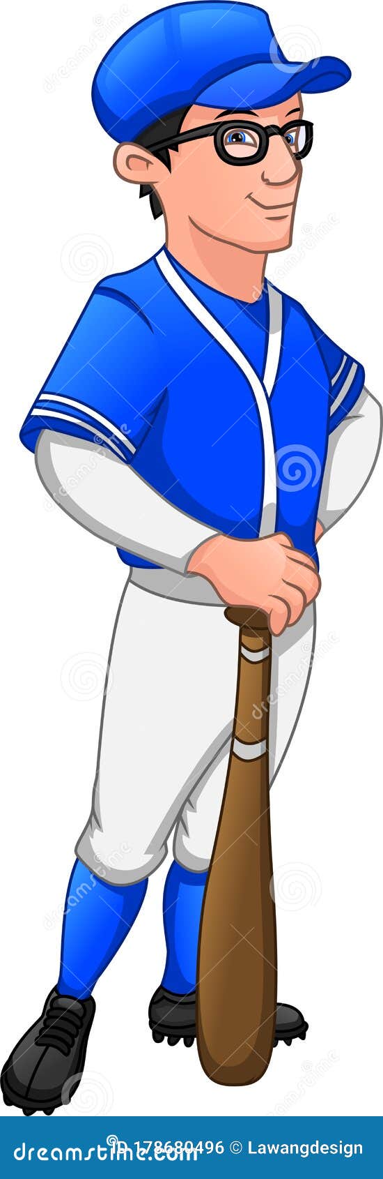 Boy Cartoon Baseball Player Stock Vector - Illustration of league ...