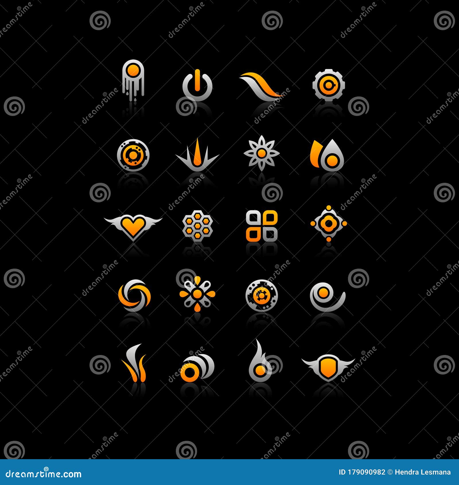 Illustration Vector Graphic of Design Elements Icons Stock Vector ...