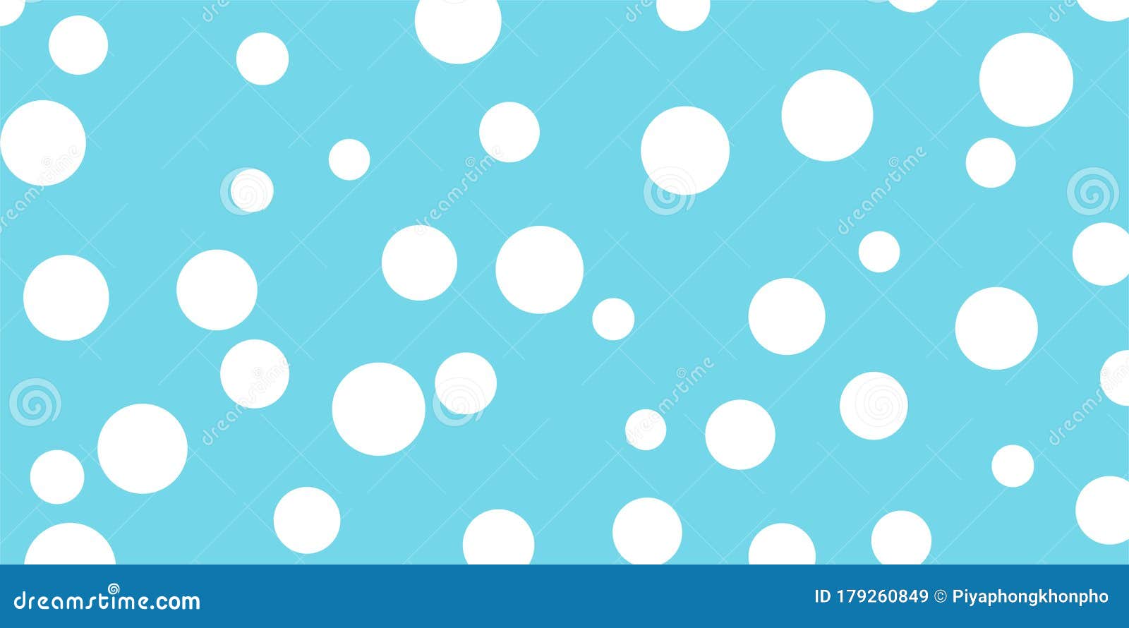 Random Circle Form with Blue Sky Background Stock Illustration ...