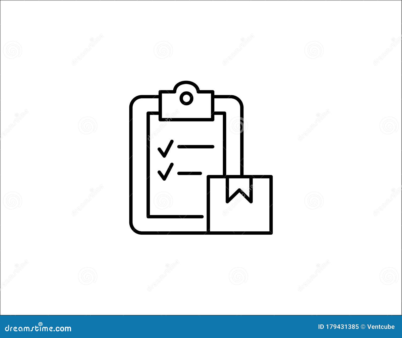 Delivery Report Icon Vector Illustration. Stock Illustration ...
