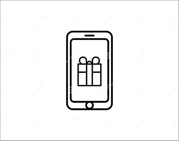 Phone Order Icon Flat Style Vector Illustration. Stock Illustration ...