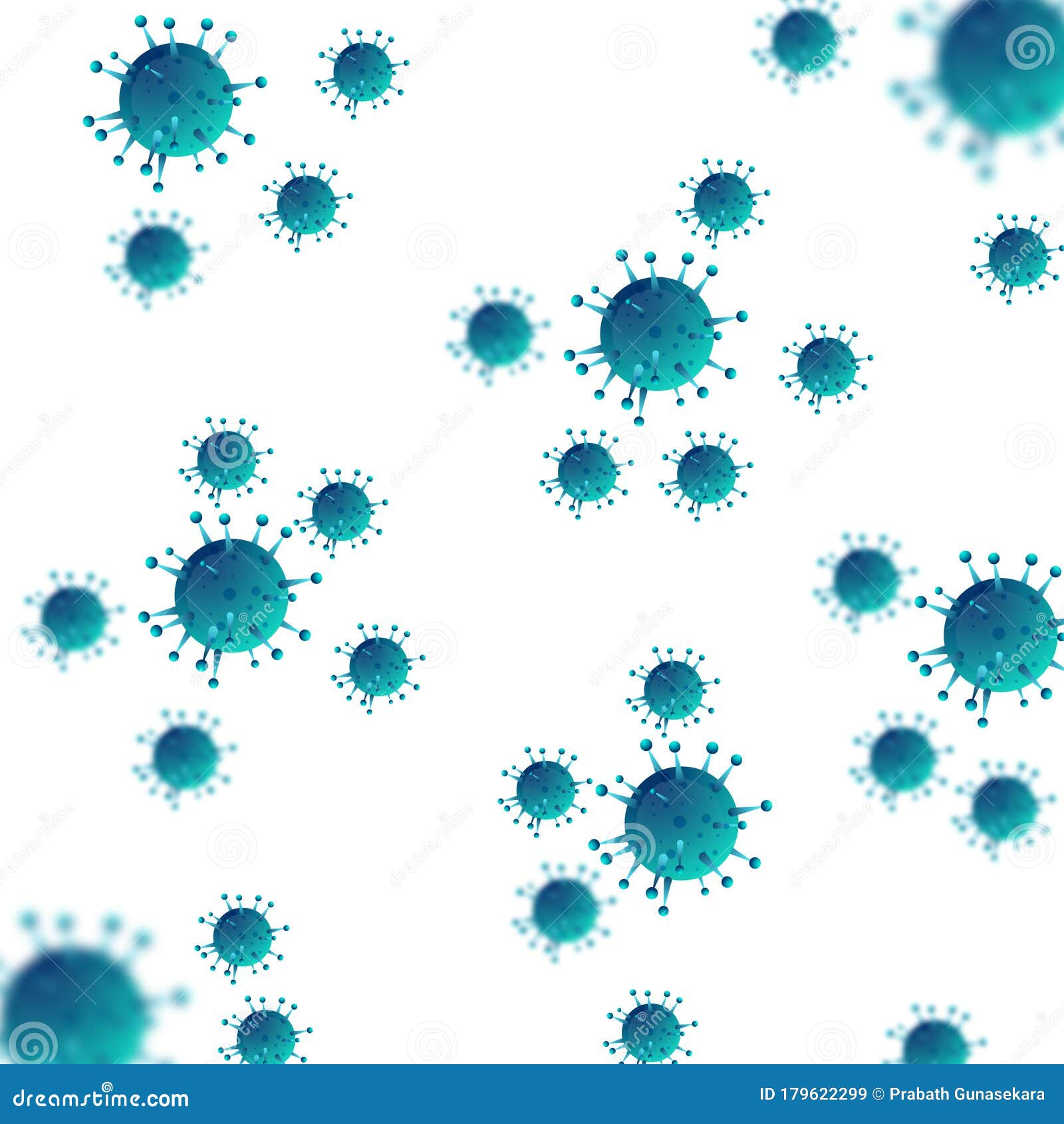 Virus Infection Bacteria Flu Background Stock Vector - Illustration of ...