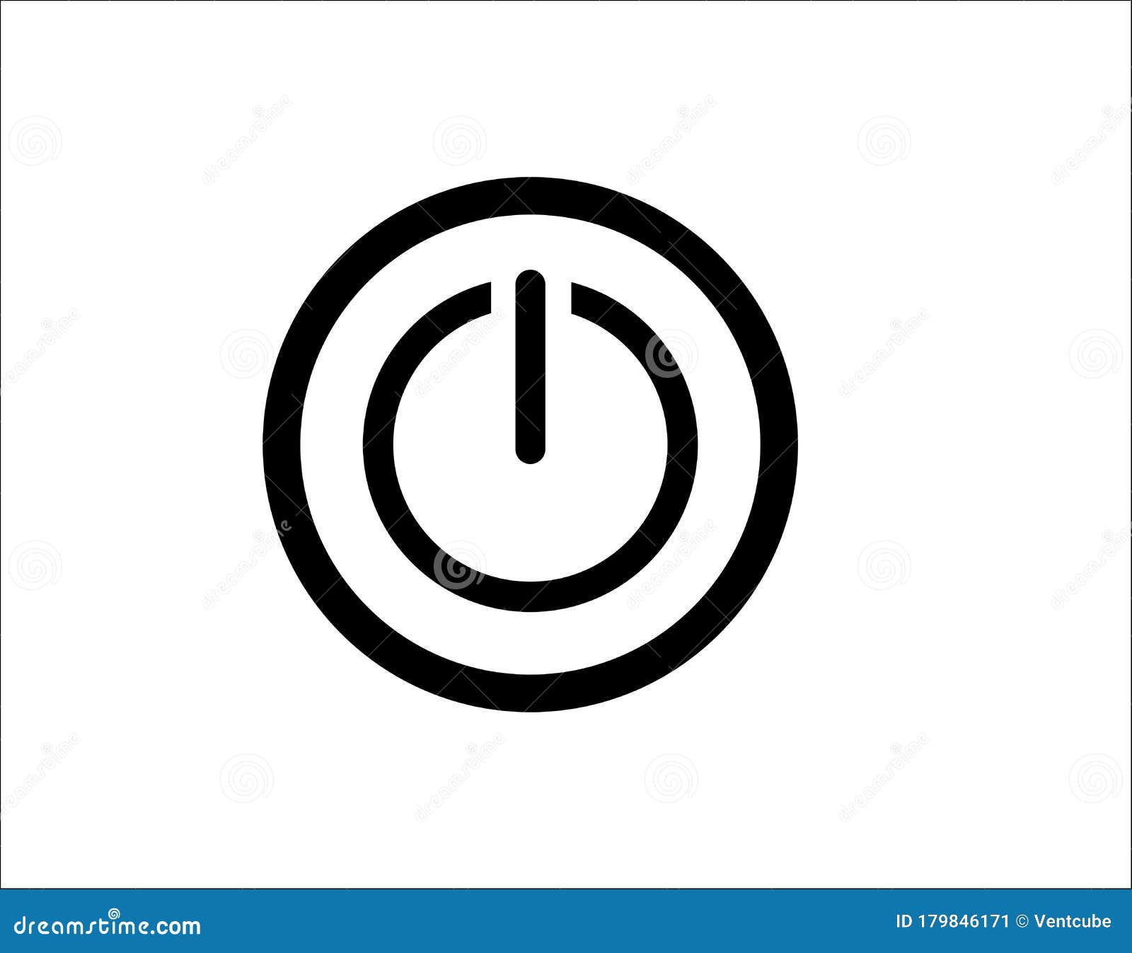 Power Button Hand Drawn Outline Doodle Icon Vector Image Stock ...