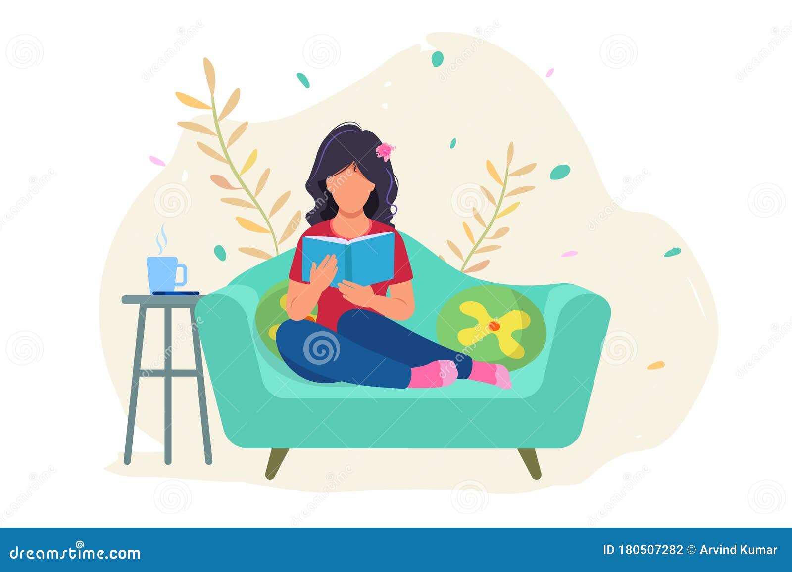 Girl Reading a Book, Happy Woman, Creative People, Education, Working ...