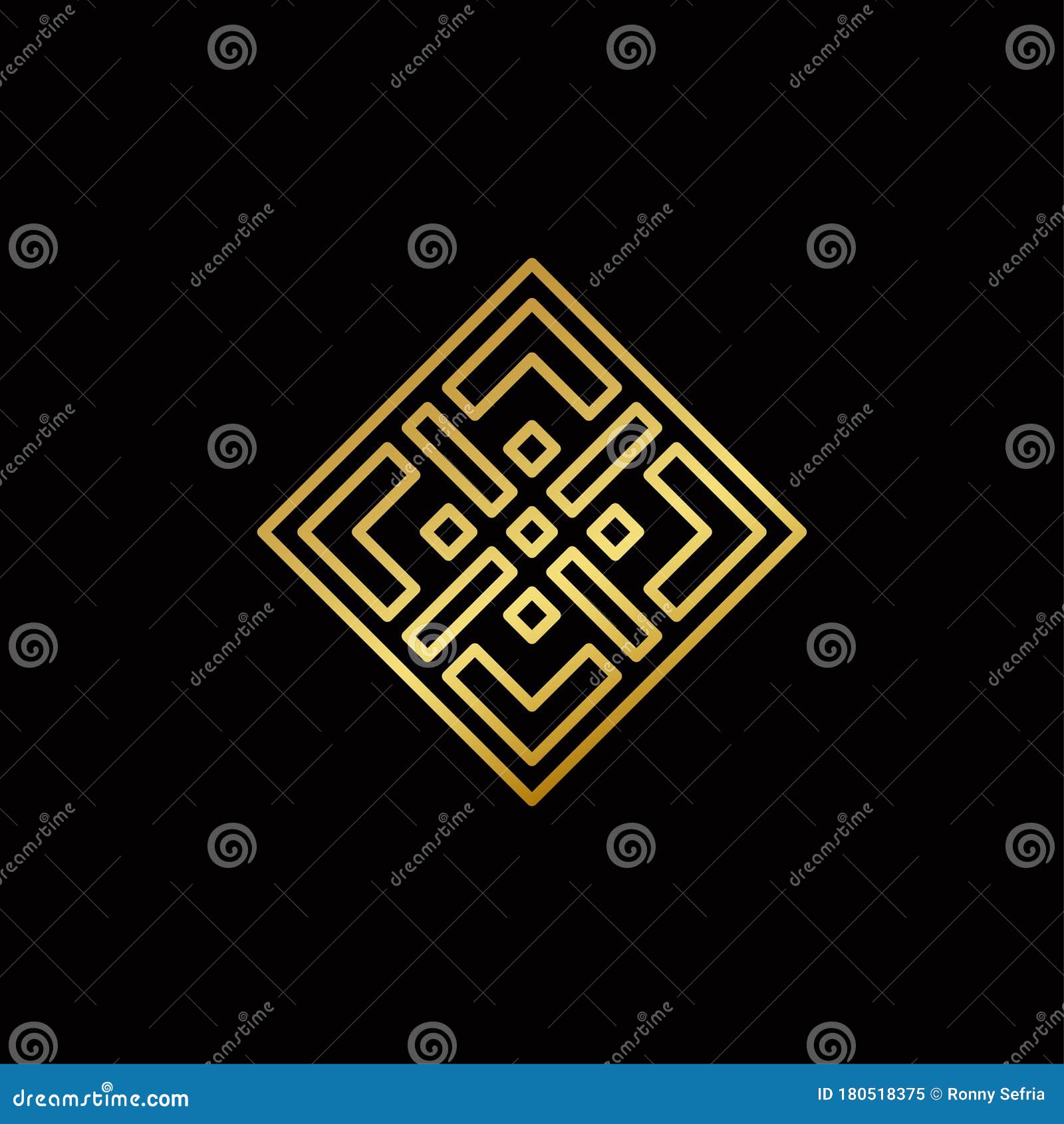 Creative Vector Luxury Logo Design Template. Golden Symbol Stock Vector ...