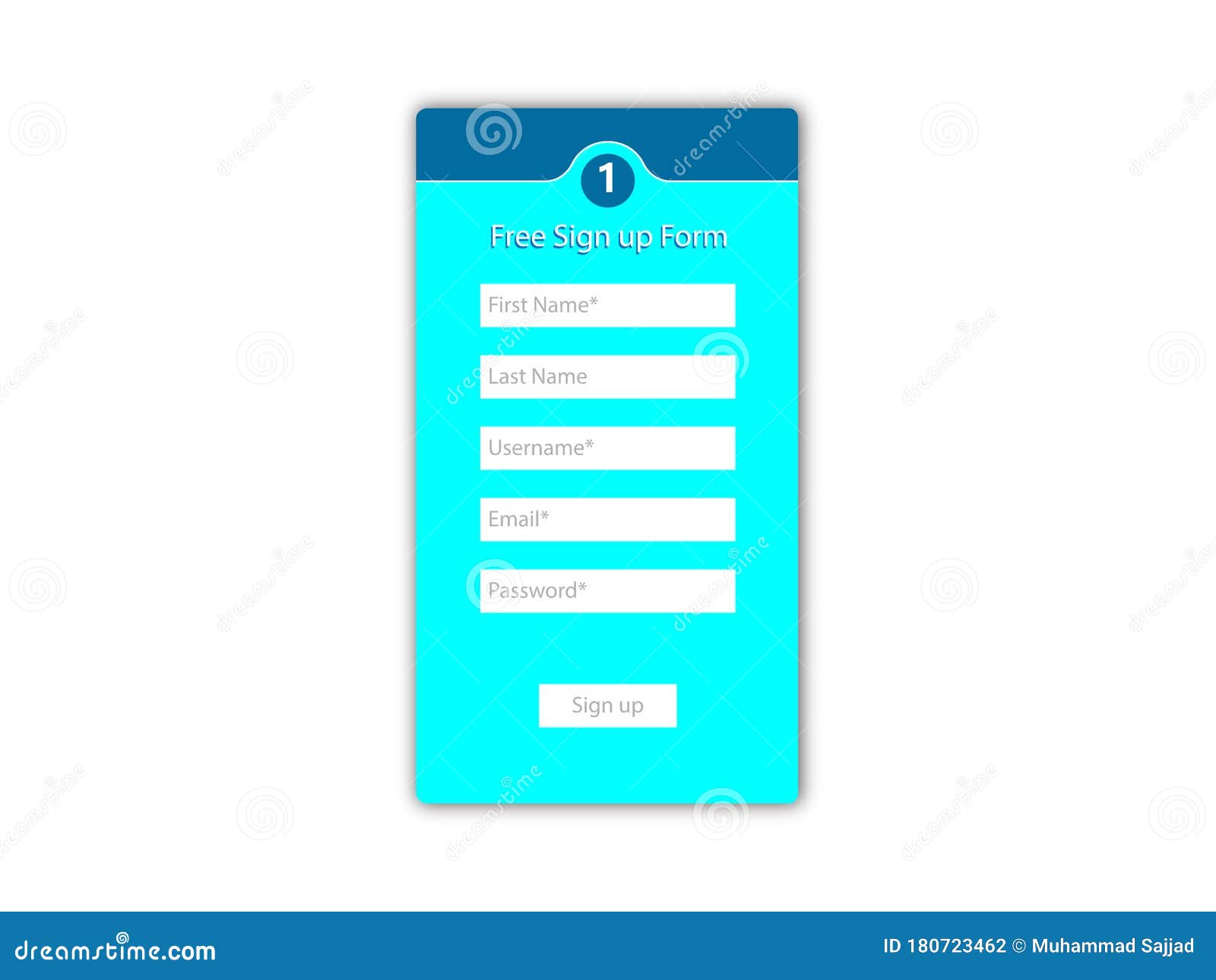 Vector Signup and Sign in Form Page Icon Stock Vector - Illustration of ...