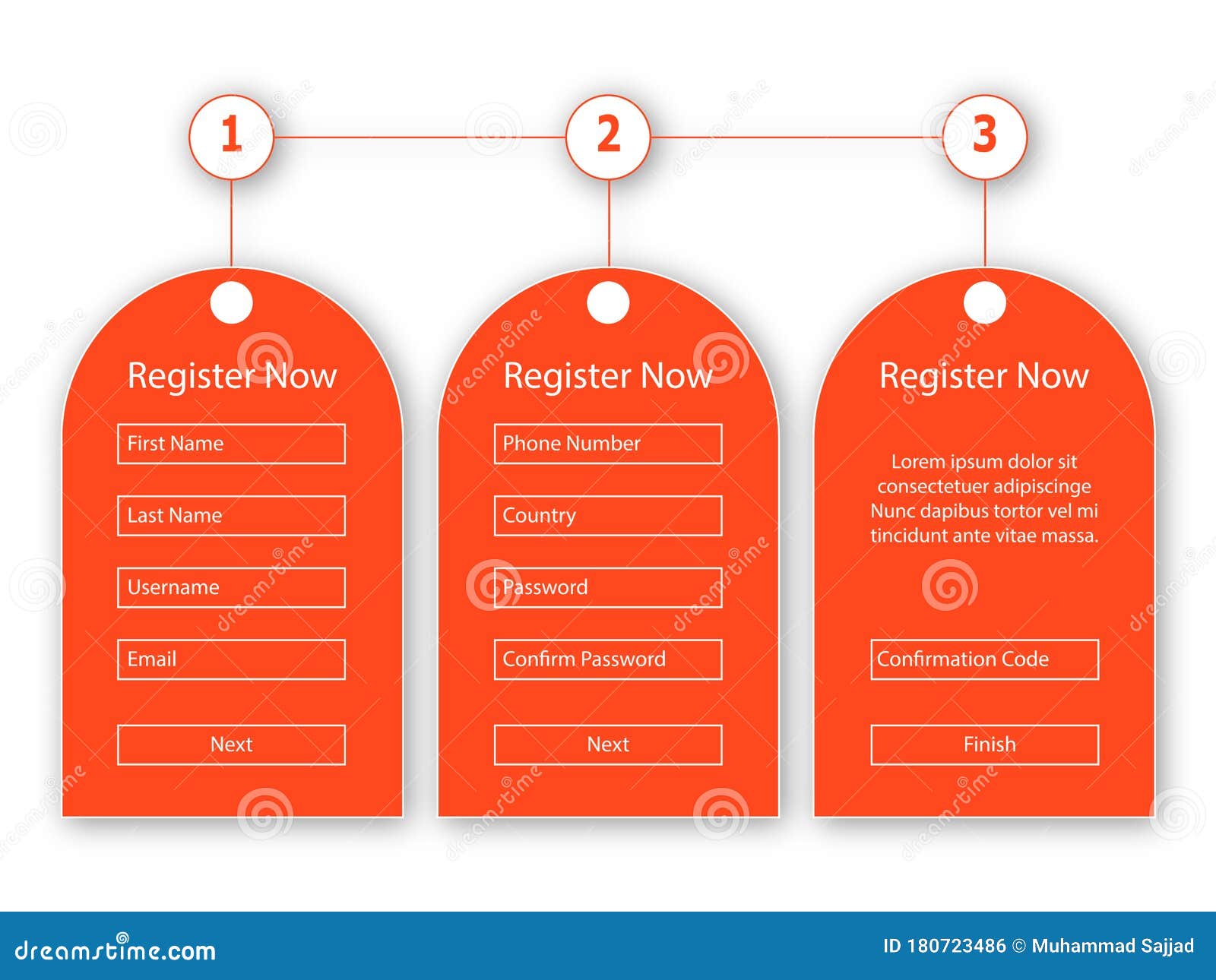 Vector Signup and Sign in Form Page Icon Editorial Photo - Illustration ...