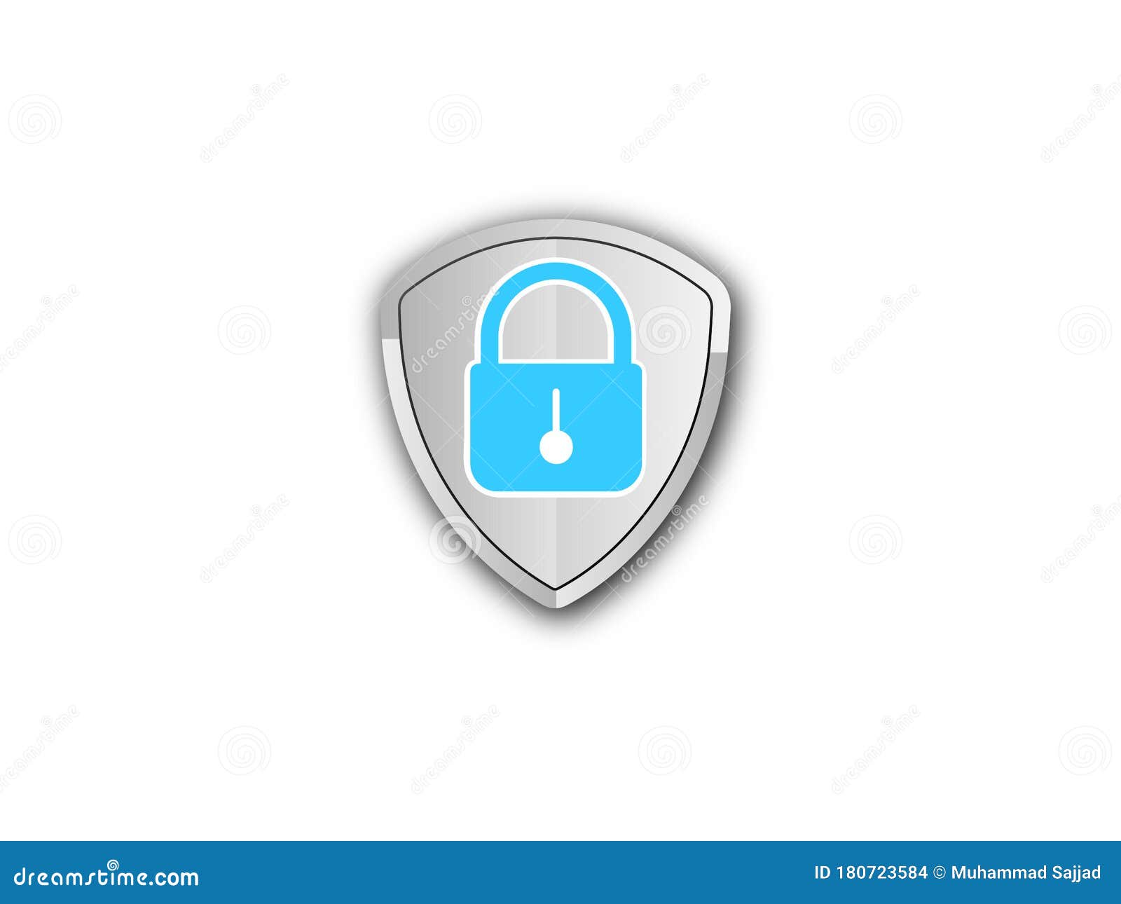 Shield Security Lock Icon - Vector Safe Security Symbol Icon for Web ...