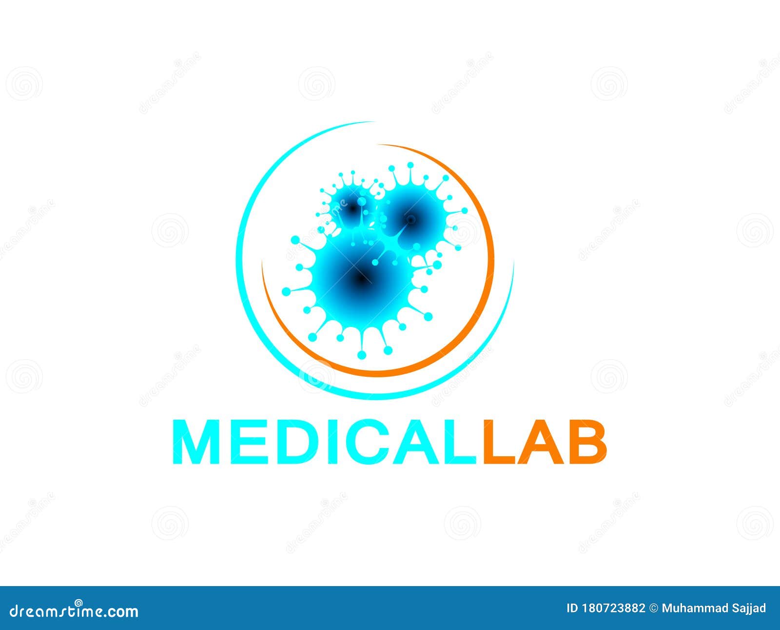 Virology Logo Design. Viral Infection Research Vector Design ...