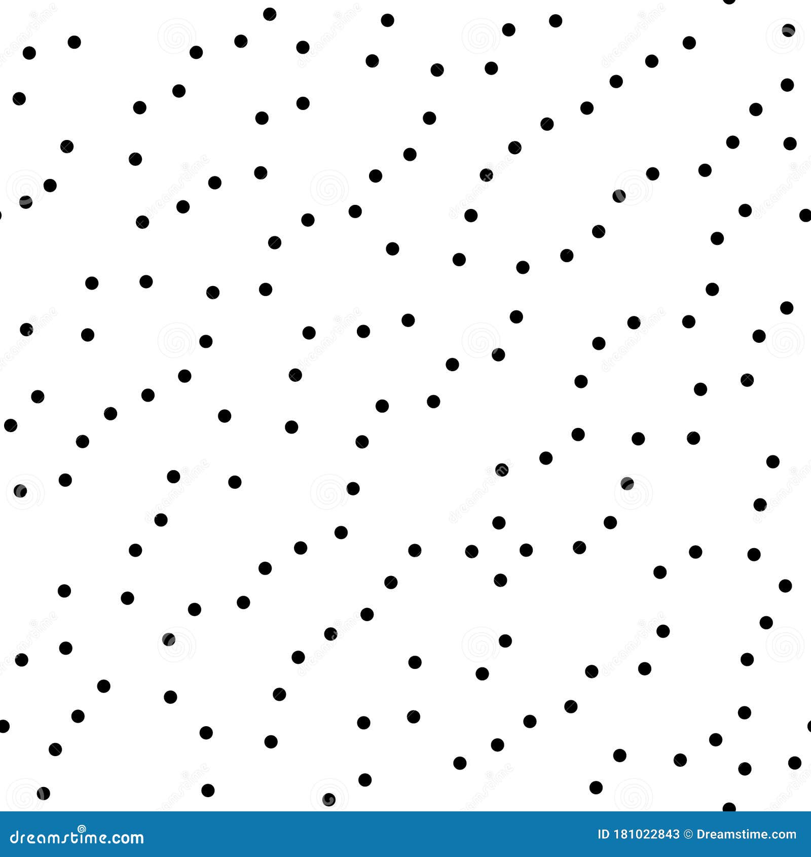 Random Scattered Dots, Abstract Black and White Background. Seamless ...