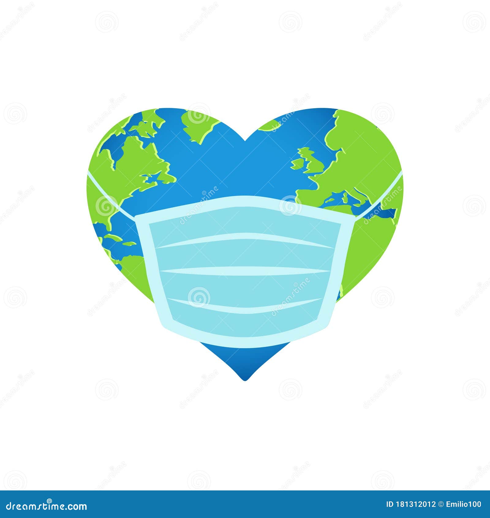 Earth - Heart Symbol Royalty-Free Stock Photography | CartoonDealer.com ...