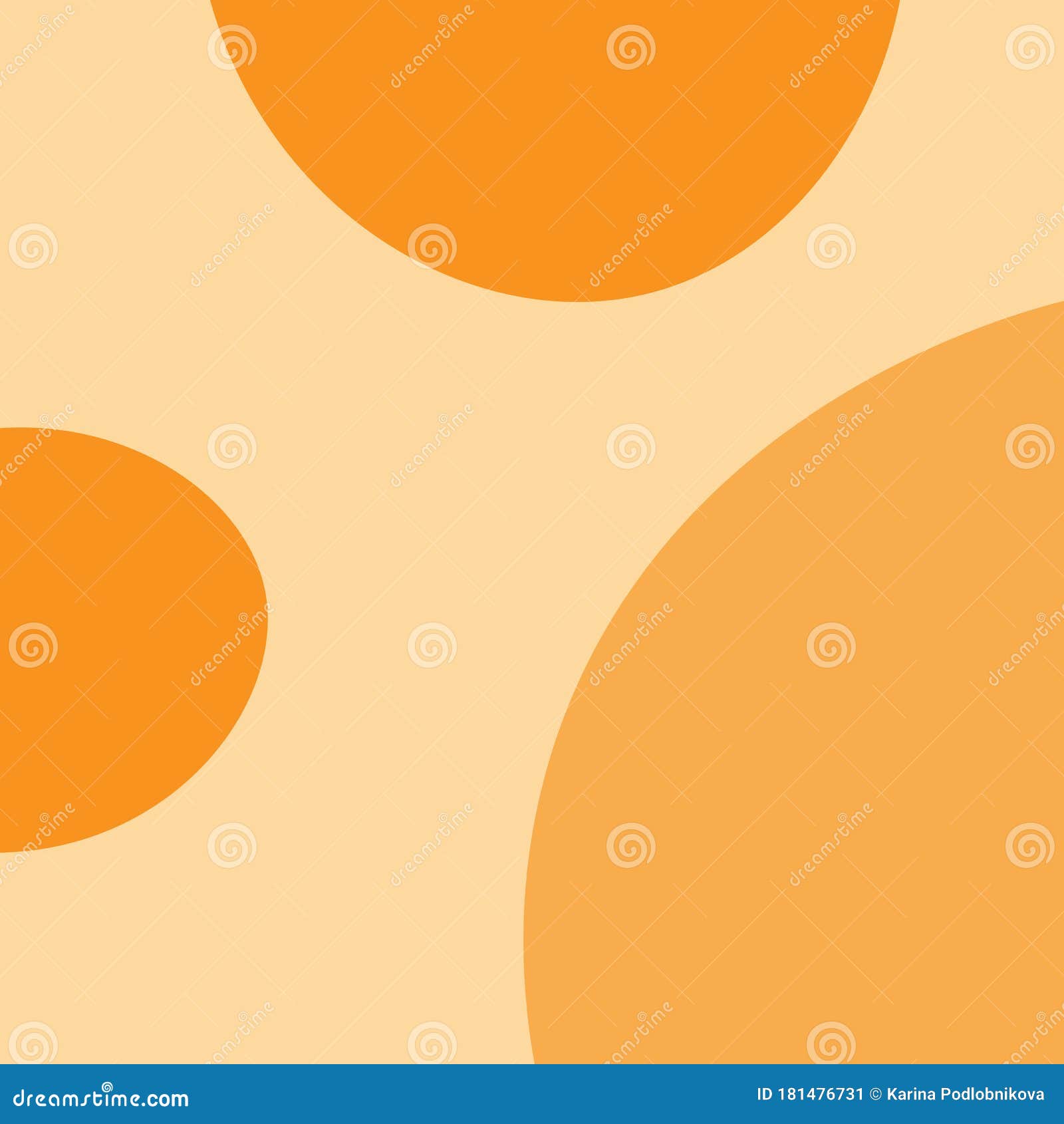 Orange Summer Background Design Vector Illustration Stock Vector ...