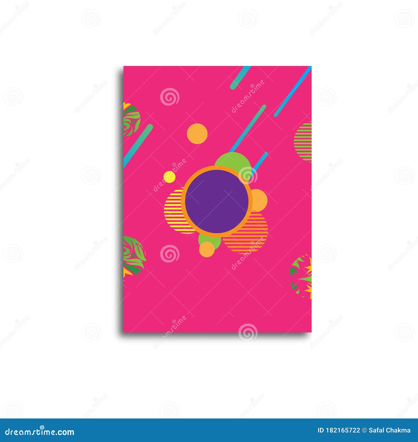 Eye Catching Pink Flyer Poster Cover Design. Stock Vector ...