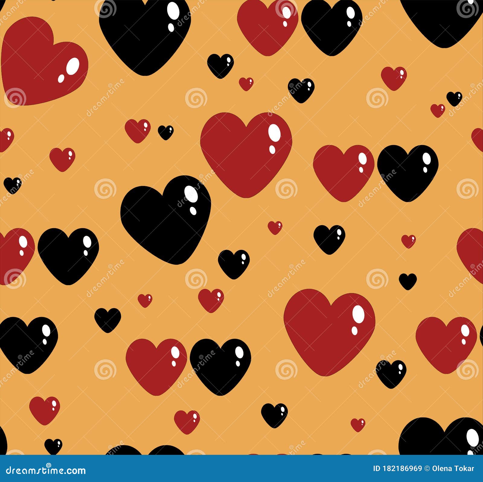 Wrappers With Hearts Pattern Vector Illustration | CartoonDealer.com ...