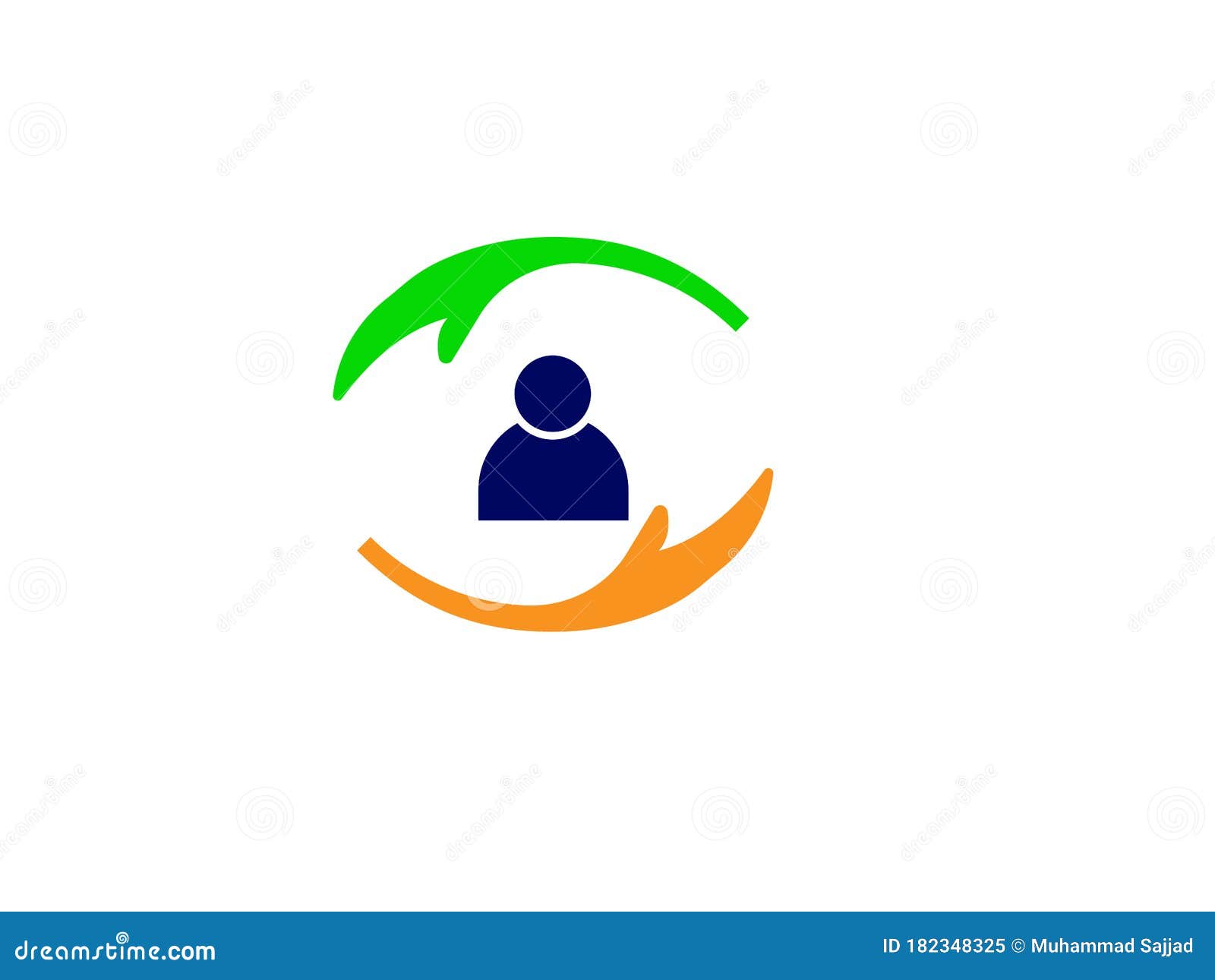 Vector Illustration of Customer Care Icon - Customer Caring Logo ...