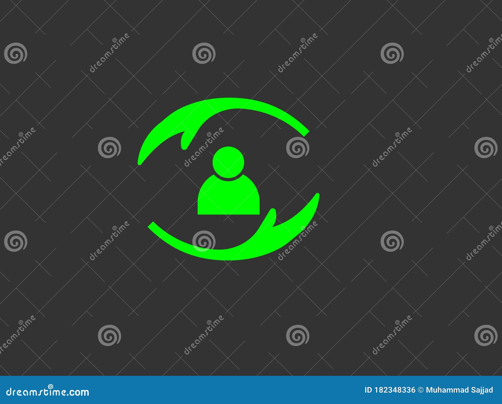 Vector Illustration of Customer Care Icon - Customer Caring Logo ...