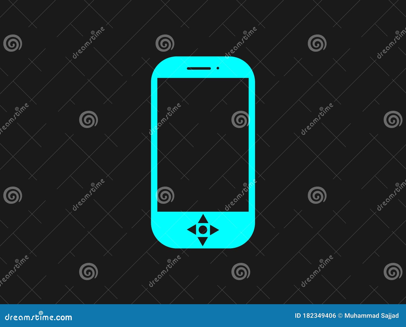 Vector Android Mobile Mobile Phone Touch Screen Icon Stock Vector ...