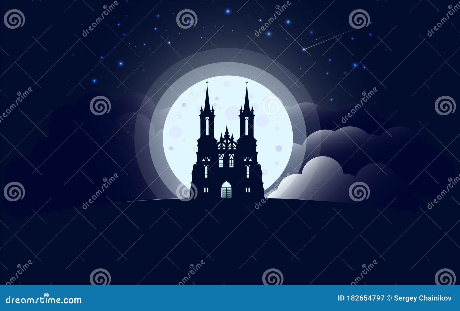 Cathedral, Gothic Church Line Icon Concept. Cathedral, Gothic Church ...