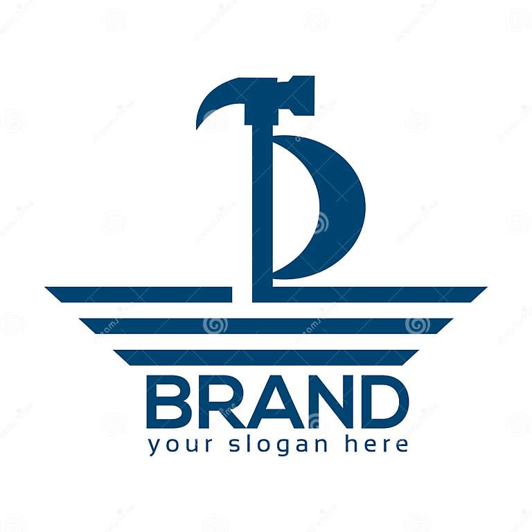 Ship Repair Logo, Flat Design. Vector Illustration on Turquoise ...