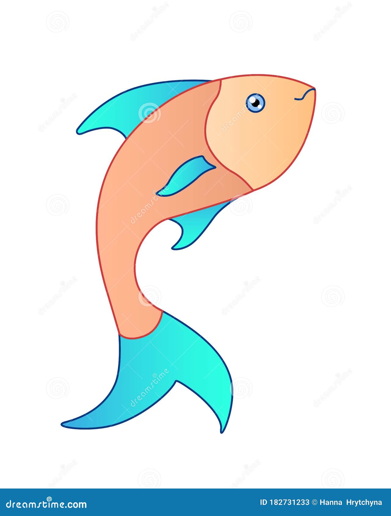 Fins Color Icon. Underwater Swimming Symbol. Diving Equipment Cartoon ...