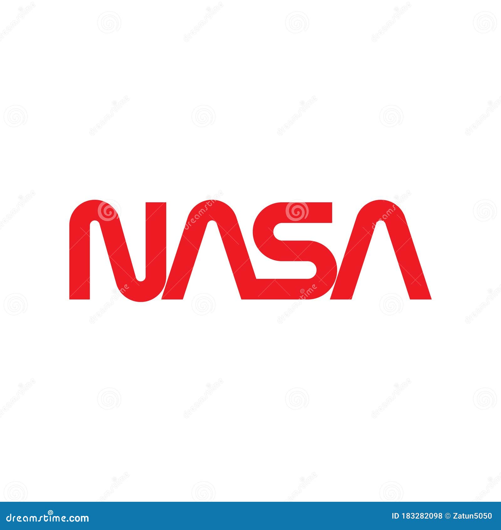 NASA New Logo Vector Art Work Editorial Stock Photo - Illustration of ...