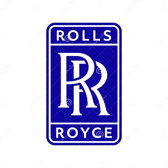 Rolls Royce Vector Art Logo Editorial Stock Image - Illustration of ...