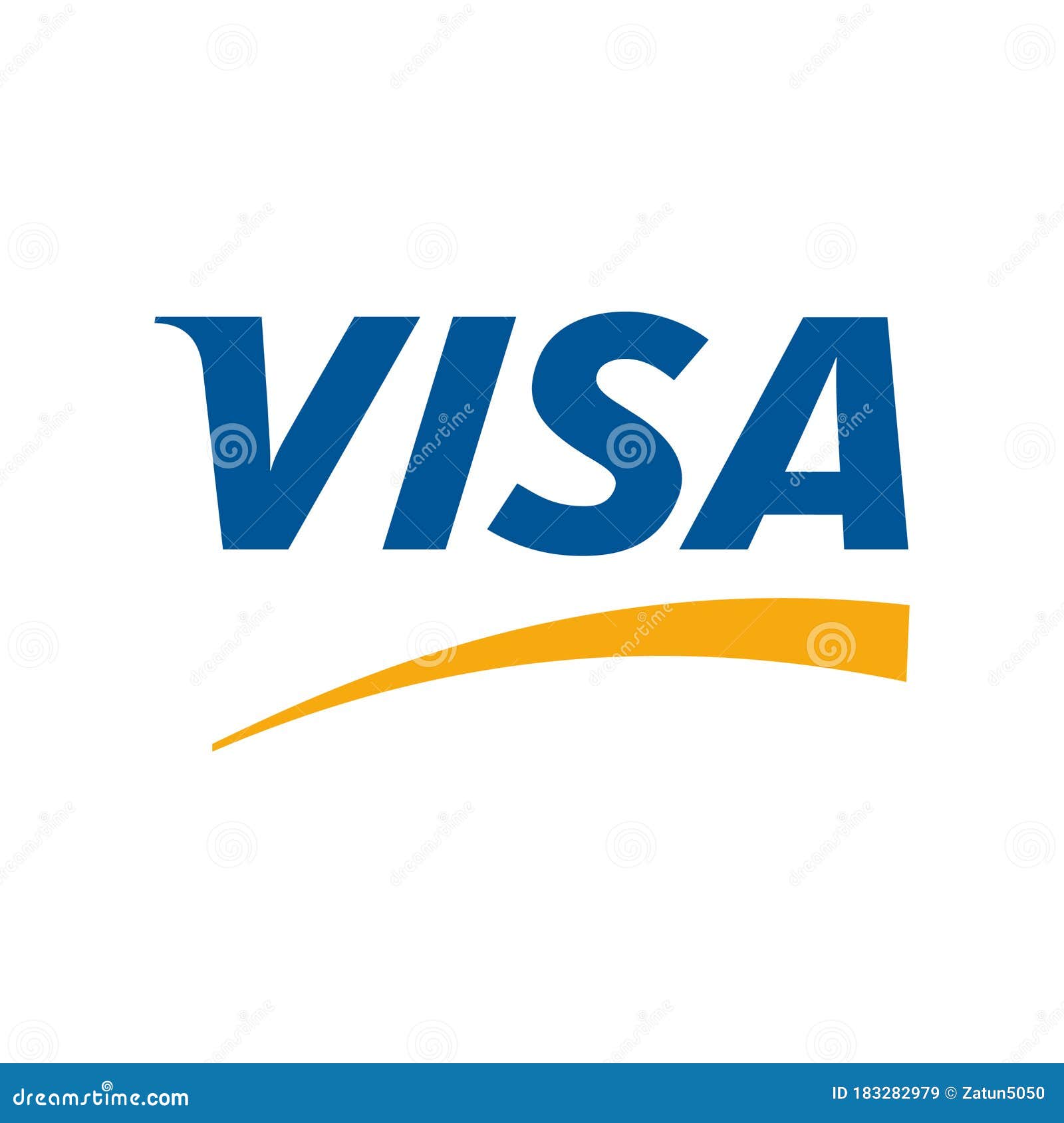 Visa Logo Vector Ready To Print. Editorial Stock Image - Illustration ...