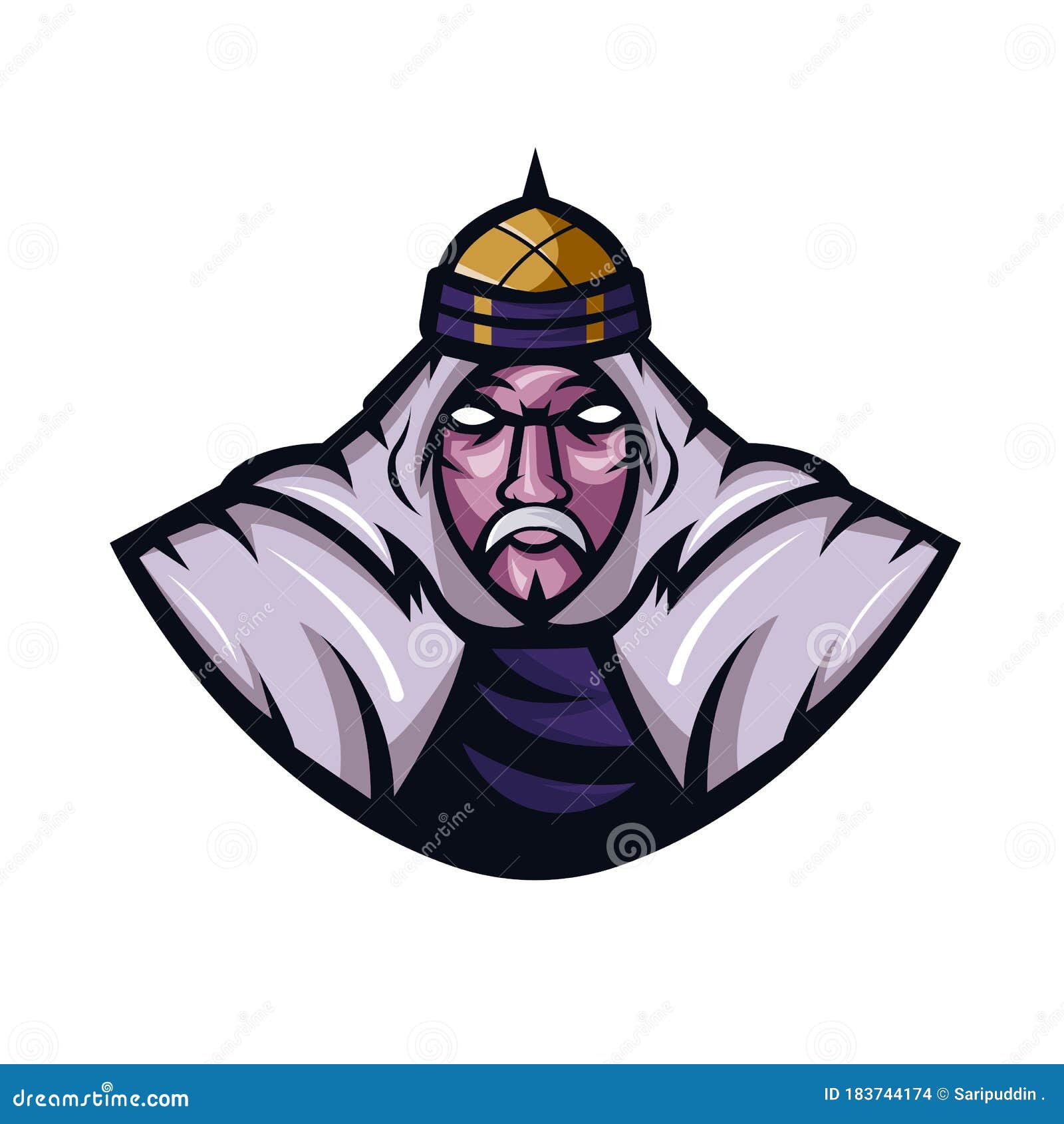 Set Of King Or Sultan Cartoon Icon Design Template With Various Models ...