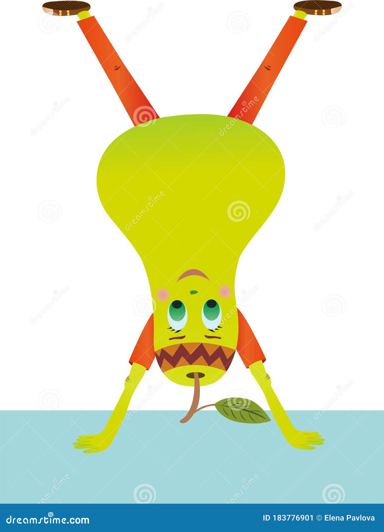 Pear Dressed As Superhero With Cape And Mask, Part Of Vegetables In ...