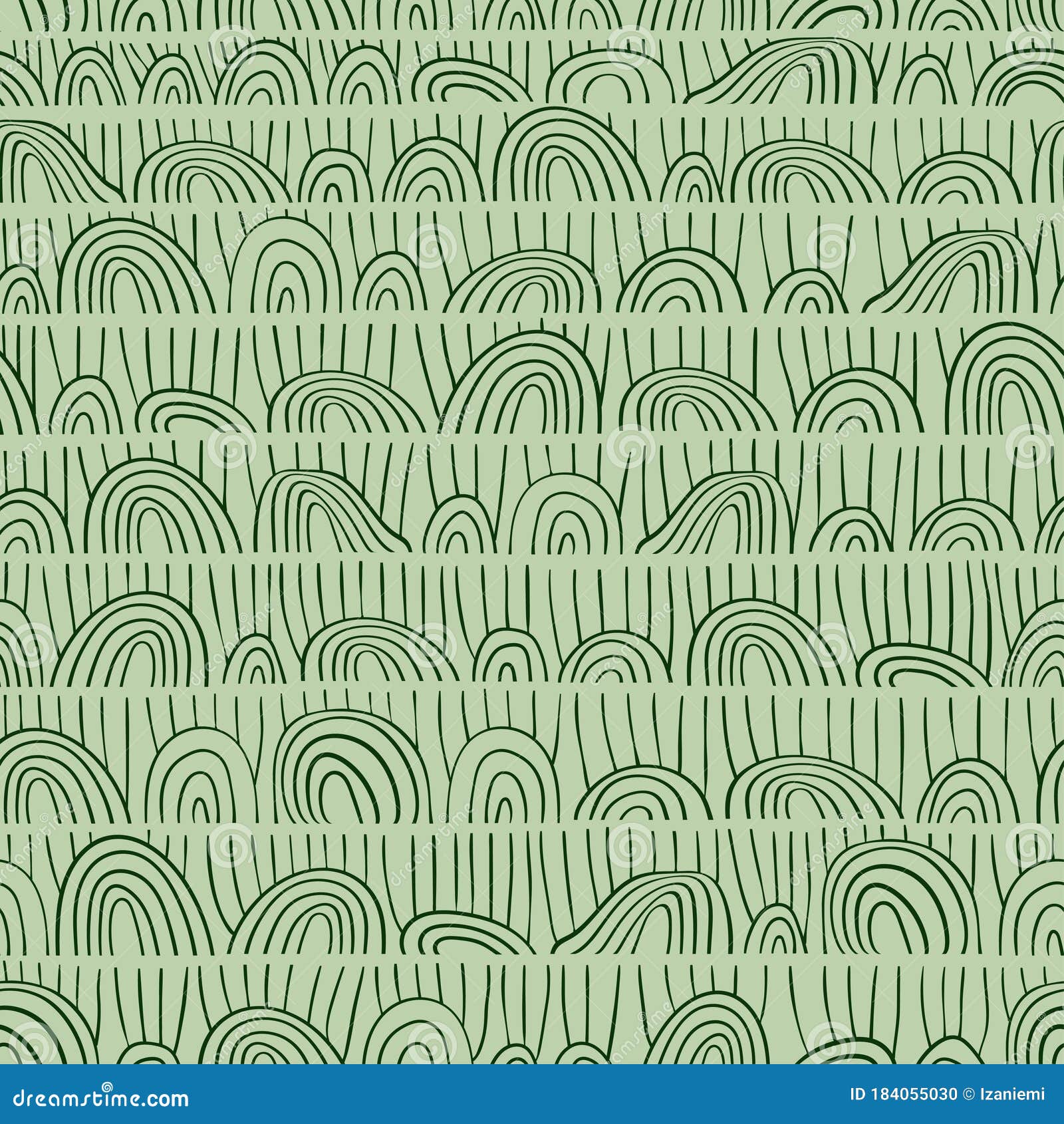 Seamless Vector Pattern with Grass. Stock Vector - Illustration of ...