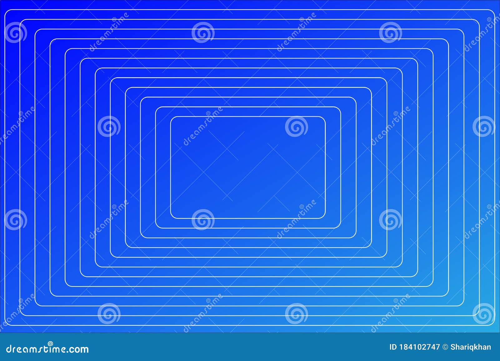 Virtual Depth 3 D Illusion with Squares Geometrical Figure Stock Vector ...